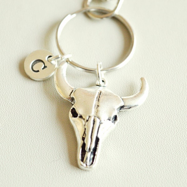 Bull Keychain - Etsy