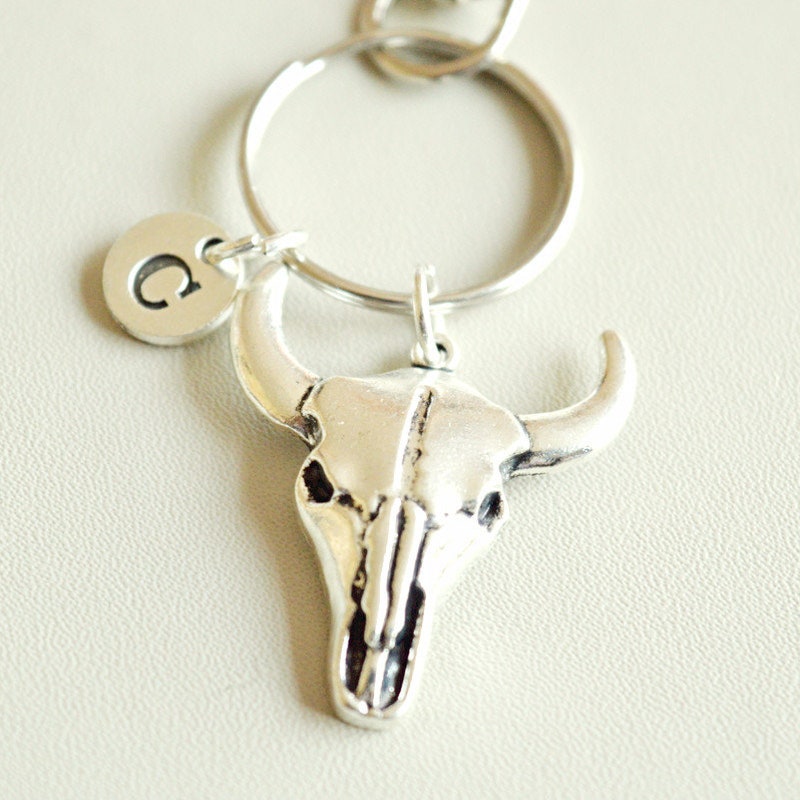 Bull Keychain - Etsy