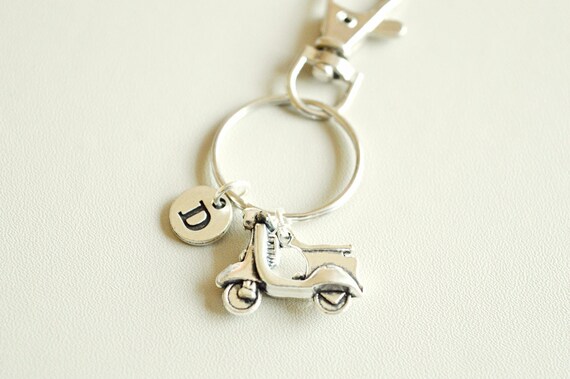 Scooter Keychain Scooter Keyring Moped Keychain Moped Gift | Etsy