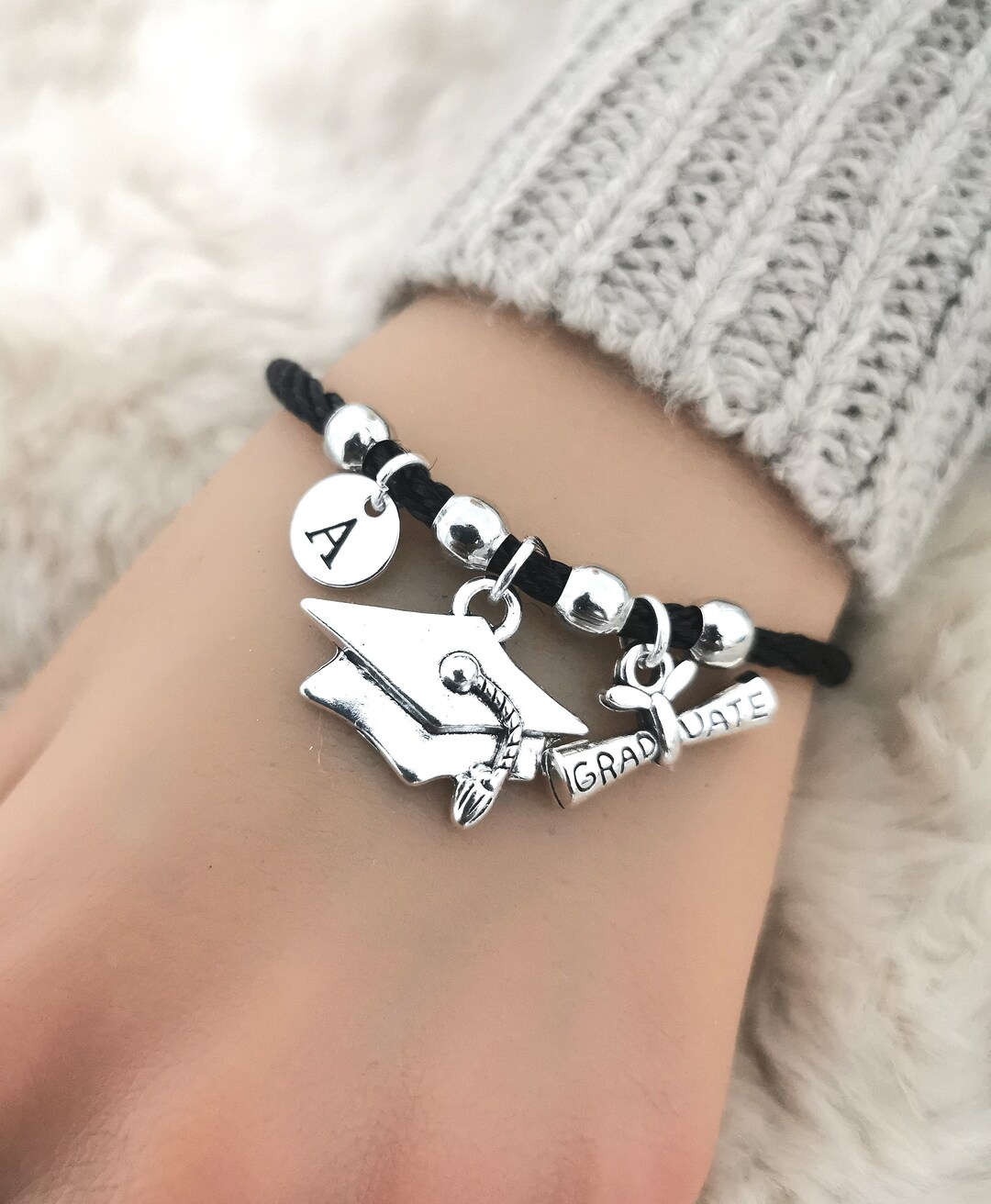 Graduation Gift for Her, High School Graduation, Graduation Bracelet ...
