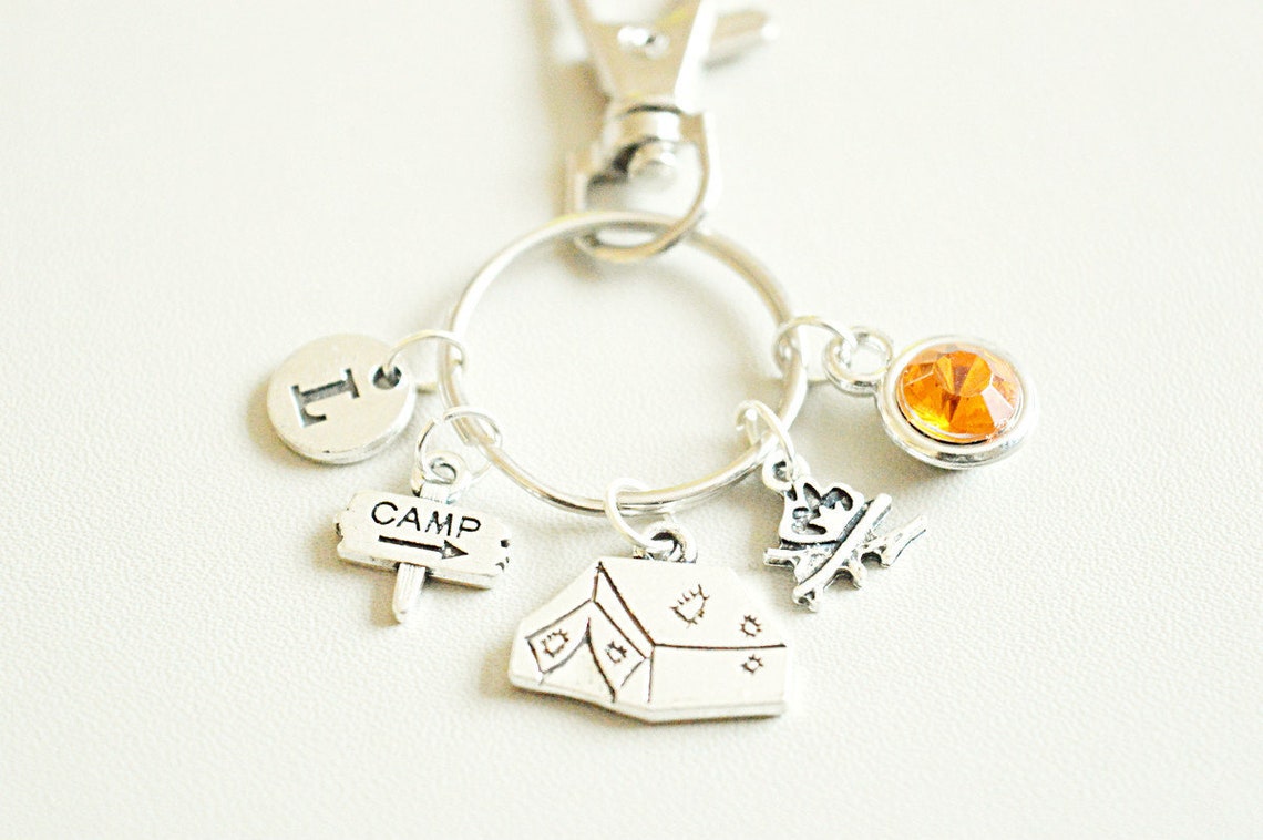 Camping Gift Scout Gift Camping Keychain Scout Keyring - Etsy UK