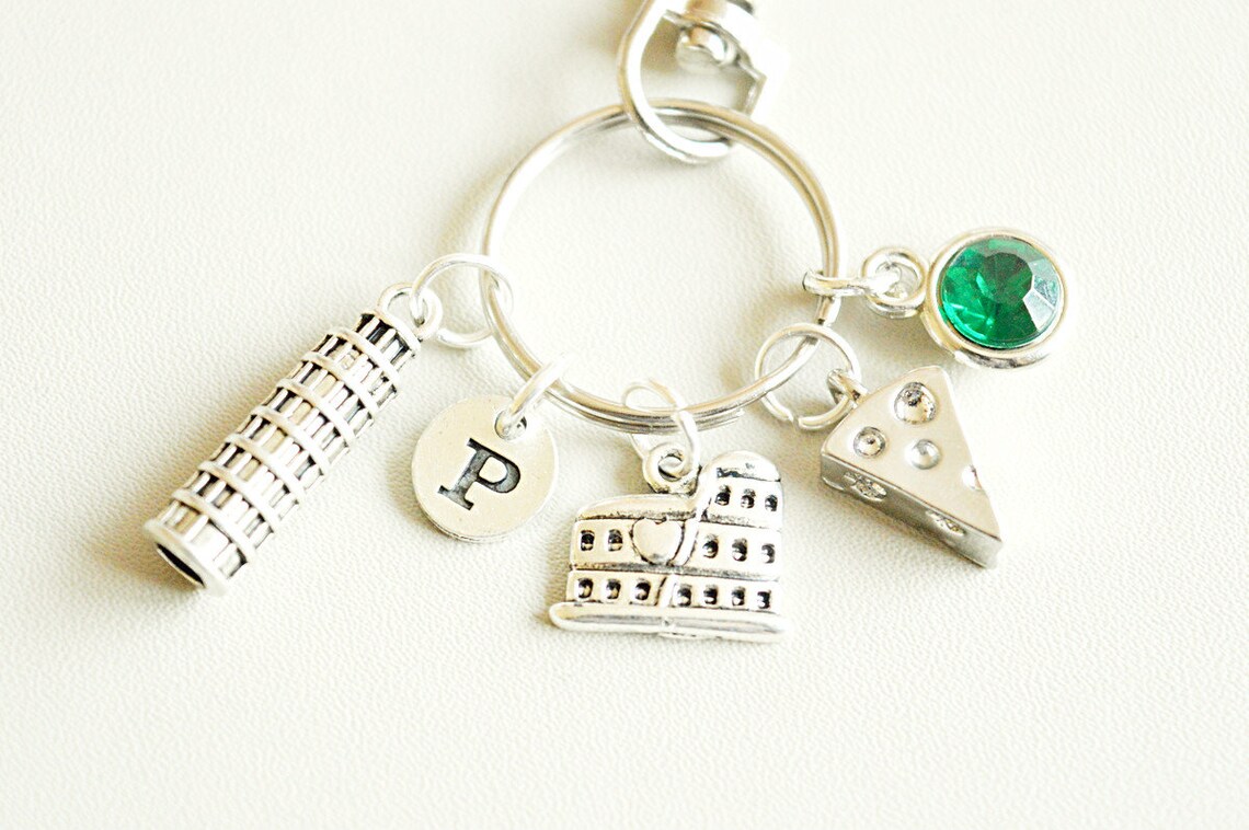 Italy Gifts Italy Jewelry Italy Keychain Italy Keyring - Etsy
