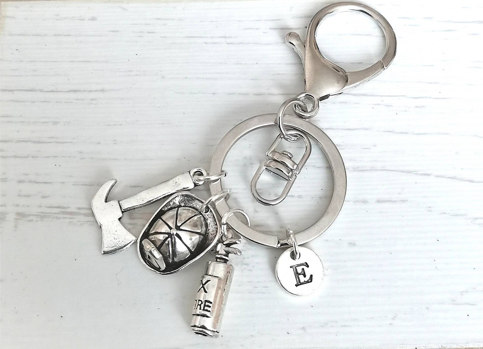 Fireman Keyring Fireman Gifts Firefighter Gifts Fireman - Etsy UK