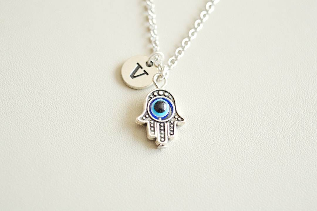 Hamza Jewelry, Hamsa Necklace, Hamsa Gift, Hamsa Hand Jewelry, Amulet ...