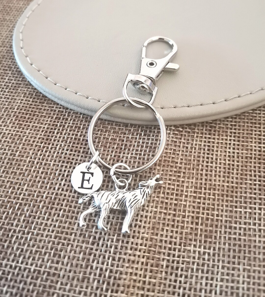 Wolf Keyring, Wolf Gifts, Wolf Keychain, Howling Wolf, Animal Gift ...