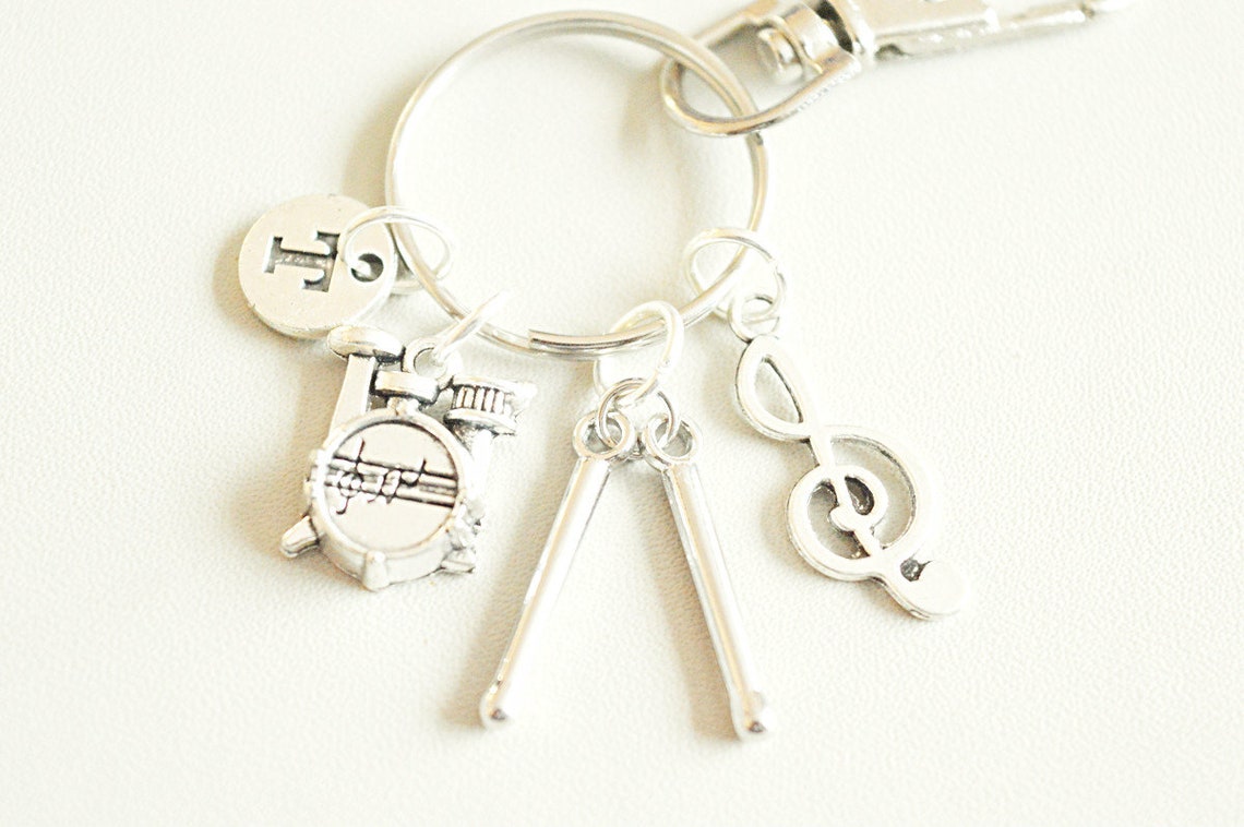 Drummer Gift, Gift for Drummer, Drum Keychain, Drum Keychain, Drum Gift ...