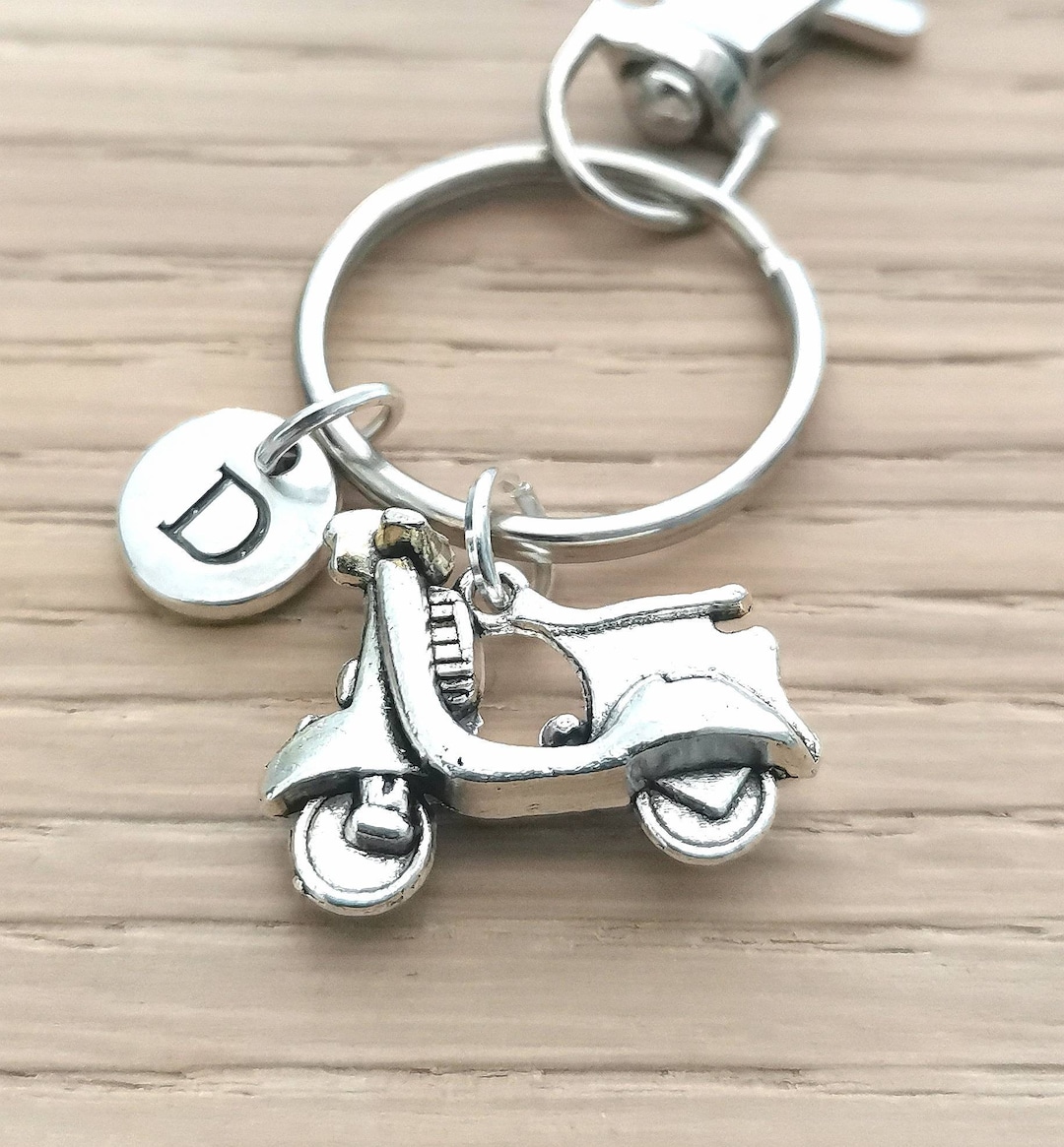 Scooter Keychain, Scooter Keyring, Moped Keychain, Moped Gift, Moped ...