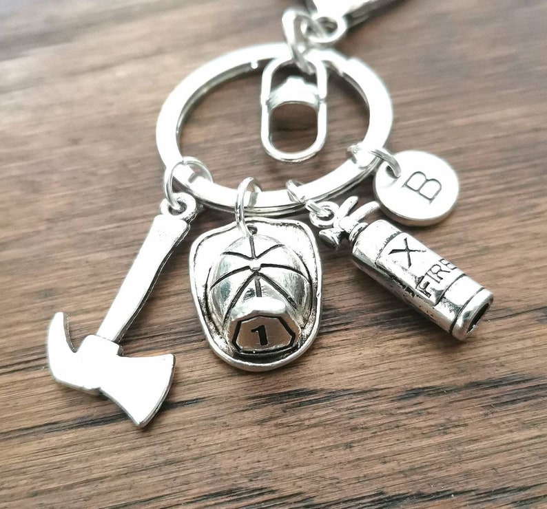 Fireman Keyring Fireman Gifts Firefighter Gifts Fireman - Etsy UK