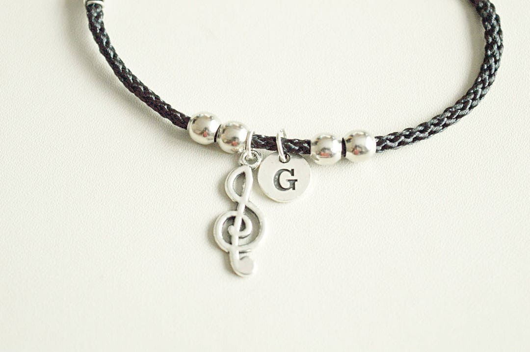 Music Note Bracelet, Music Note Jewelry, Music Gift, Musical Jewelry ...