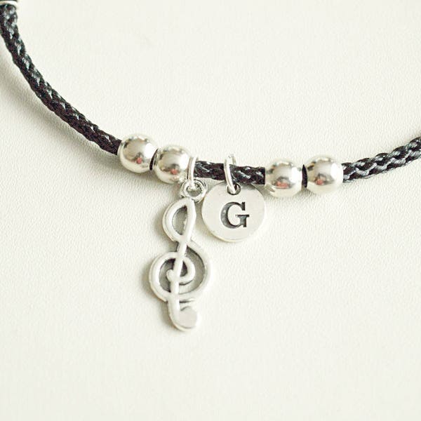 Music Note Bracelet - Etsy