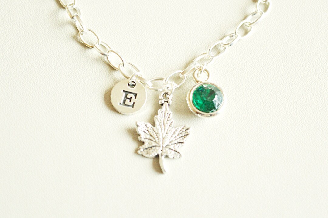 Maple Leaf Bracelet, Maple Leaf Gift, Maple Leaf Jewelry, Maple Leaves ...