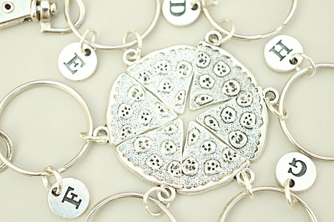 Friendship Gift for 5, 5 Best Friend Keyrings, 5 Way Friendship Gift ...