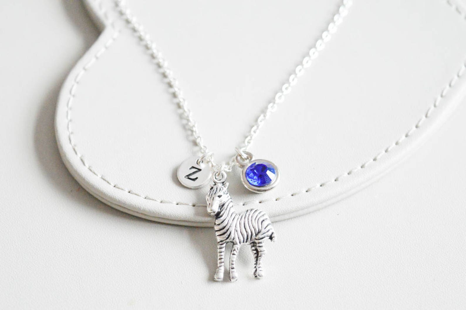 Zebra Necklace, Zebra Gift, Zebra Jewelry, Personalized Zebra , Trendy ...