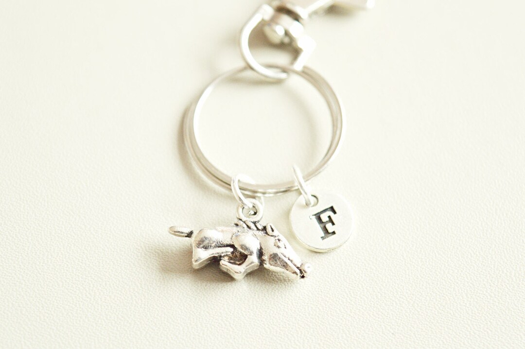 Wild Boar Gift, Wild Boar Keychain, Wild Boar Keyring, Boar Lover, Boar ...