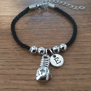 Boxing Glove Bracelet, Boxing Charm Bracelet, Personalized Bracelet for ...