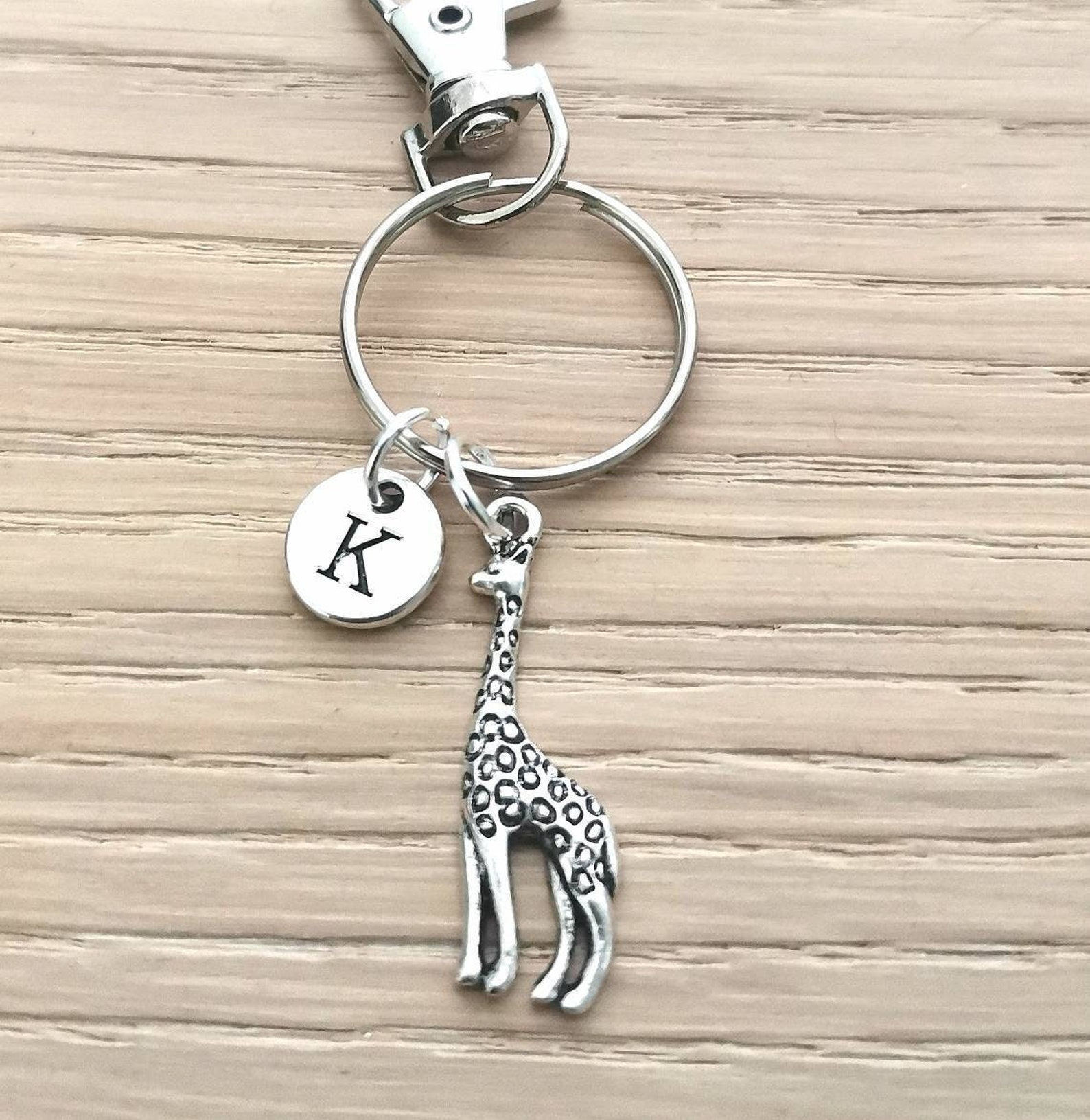 Giraffe Keychain, Giraffe Keyring, Giraffe Gift, Gift for Friend ...