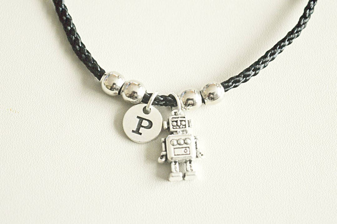 Robot Bracelet Robot Charm Gift, Geek Bracelet, Geek Gift, Robot ...