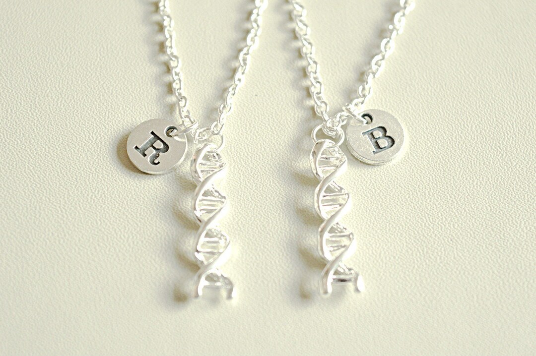 DNA Strand Necklace, Gifts for Scientists, Genetics Necklace, Genetics ...
