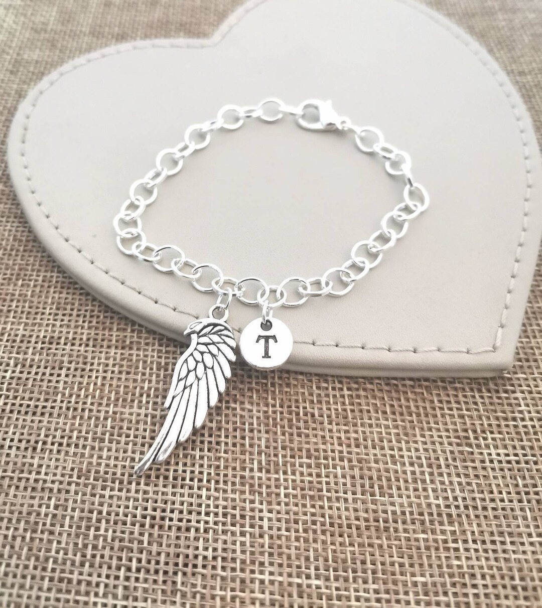 Wing Bracelet, Angel Wing Bracelet, Wing Bangle, Memorial Bracelet ...