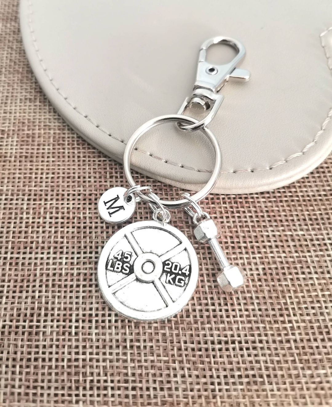 Gym Gift, Gym Key Chain, Boyfriend Gift, Gift for Him, Weights Key ...