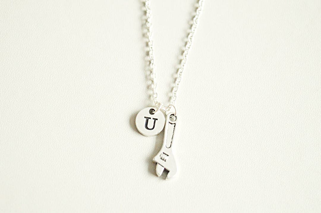 Wrench Necklace, Spanner Necklace, Mechanic Necklace, Mechanic Jewelry ...