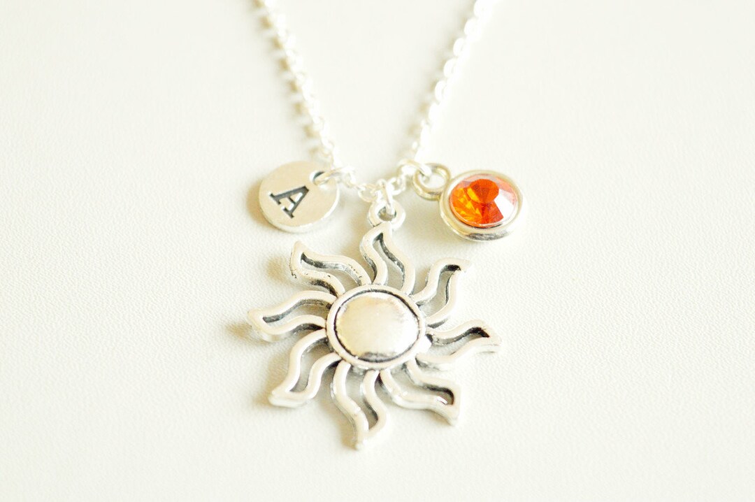 Sun Necklace, Sun Gifts, Good Luck Necklace, Personalized Sun Necklace ...