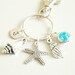 Beach Keyring, Beach Keychain, Beach Themed Gifts, Beach Theme ...