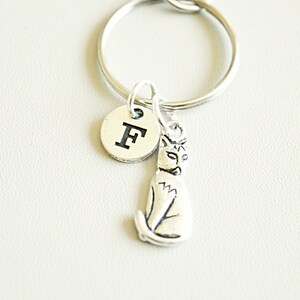 Cat Keychain, Cat Keyring, Cat Lover Keychain, Cat Lover Gift, Cat ...