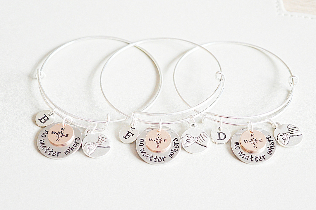 3 Best Friend Bracelets, 3 Friends Gifts, 3 Friends, Three Friends ...