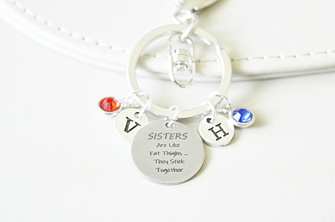 Sister Funny Gift, Sister Keyring Personalized, Unique Gift for Sistser ...