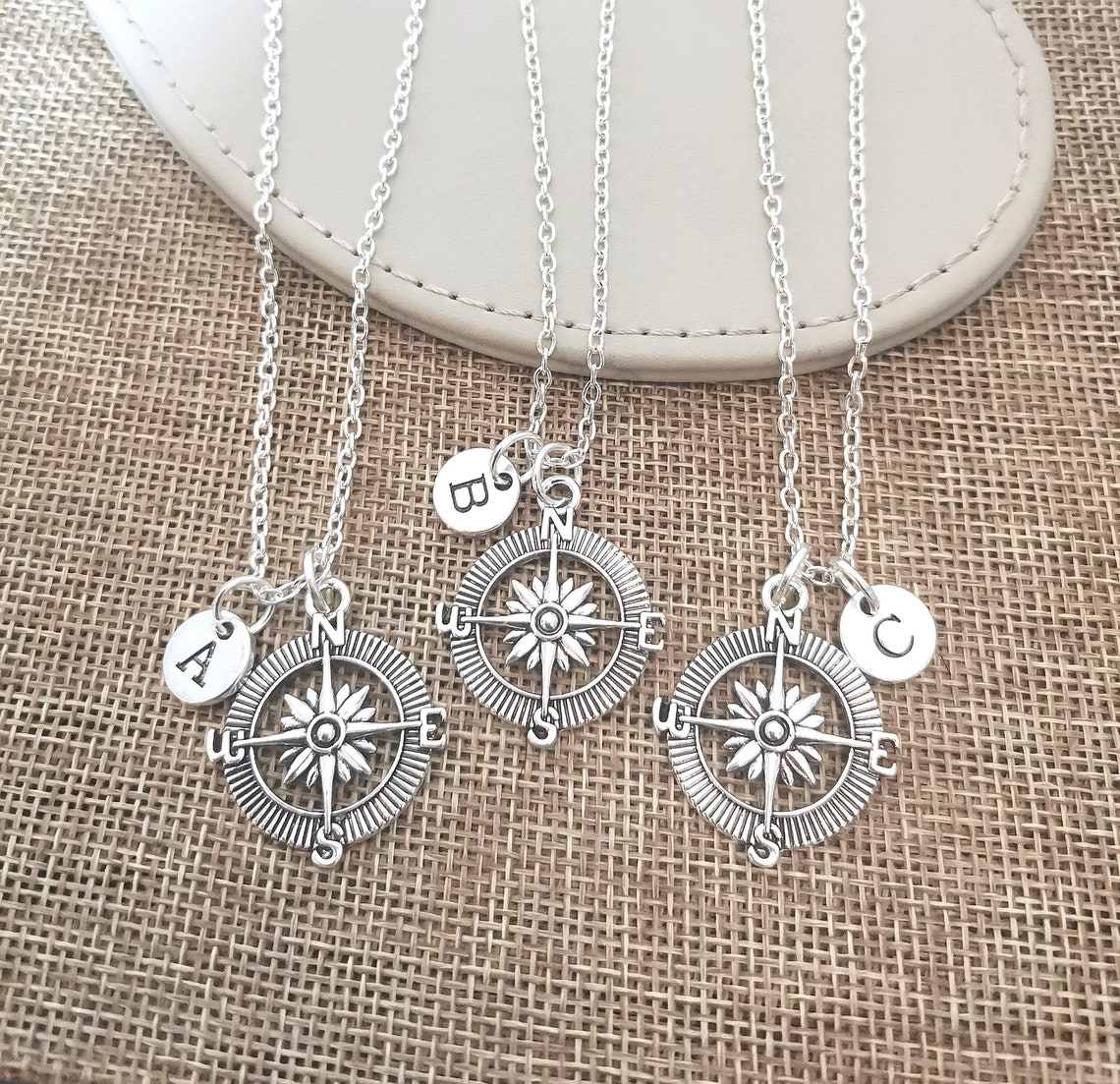 Set of 3 Best Friends Necklace, Friendship Necklace for 3, 3 Best ...