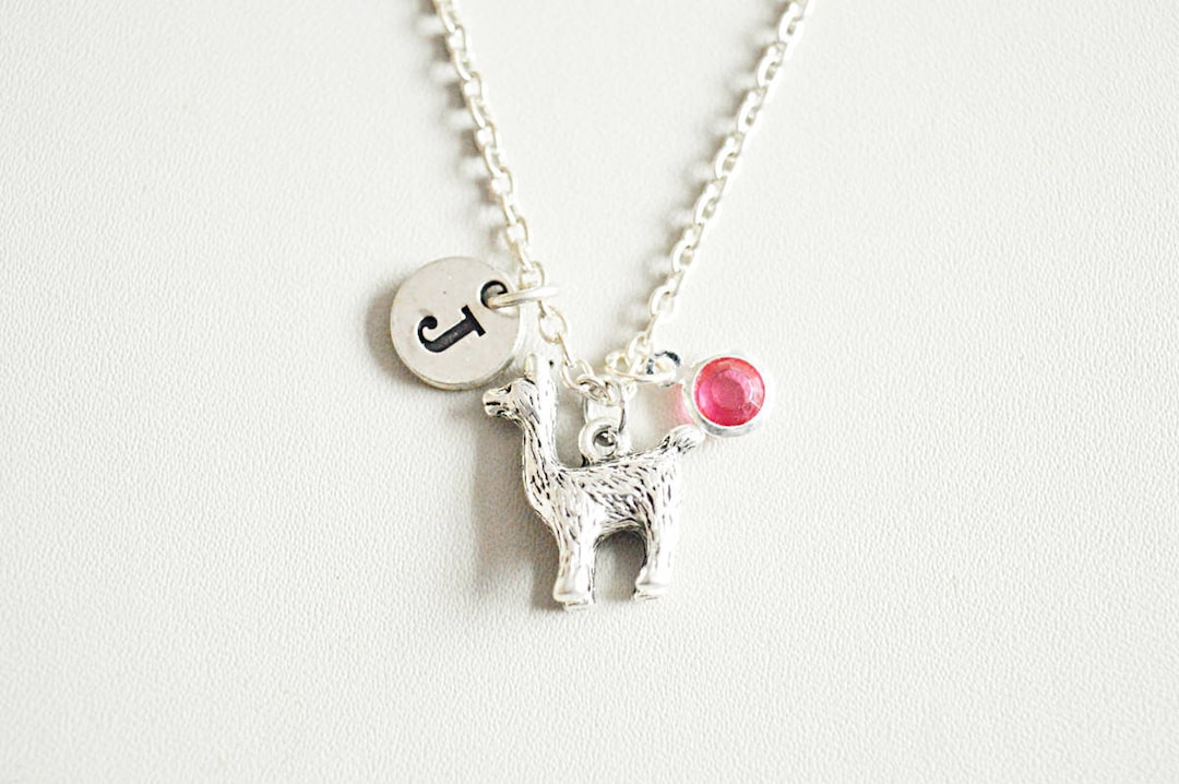Llama Necklace, Llama Gift, Llama Charm, Lama Necklace, Lama Pendant ...
