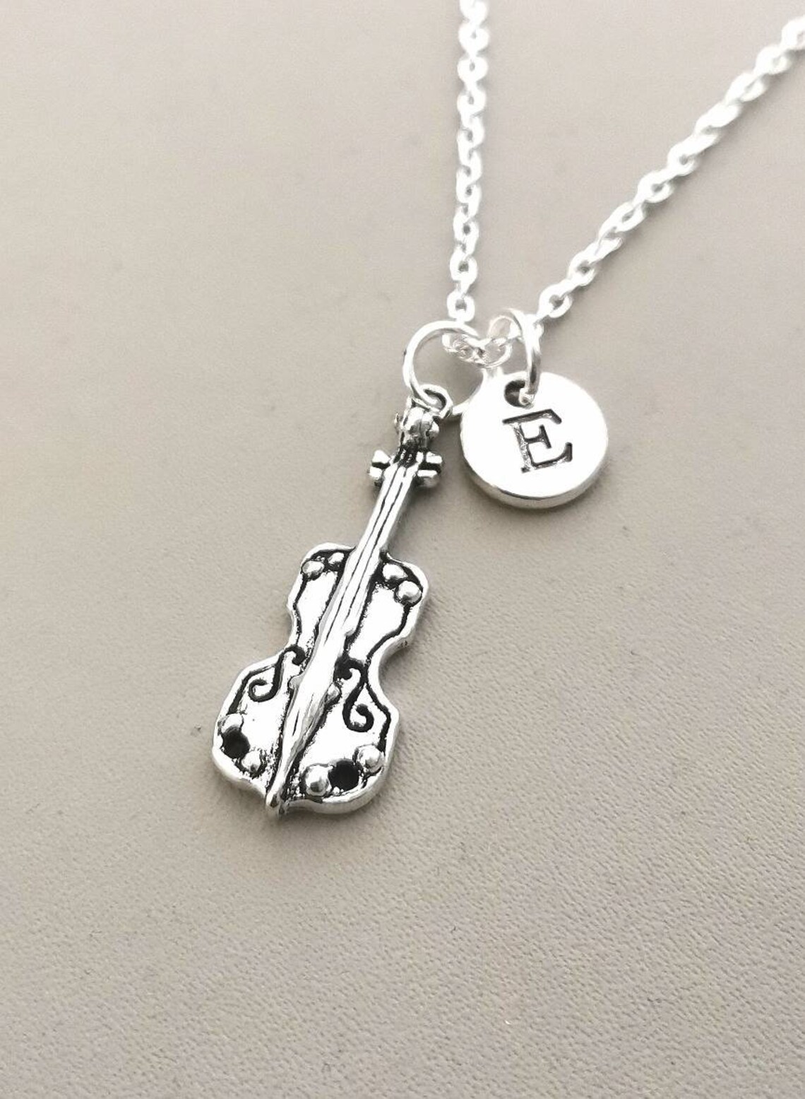 Violin Necklace Violin Gift Violin Jewelry Gift for | Etsy UK