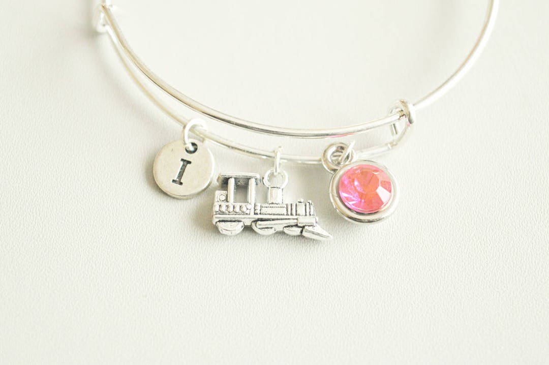Train Bracelet, Train Gift, Trian Jewelry, Locomotive Bracelet, Train ...