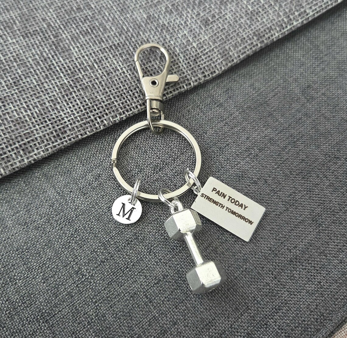 Gym Gift, Gym Key Chain, Boyfriend Gift, Gift for Him, Message Quote ...
