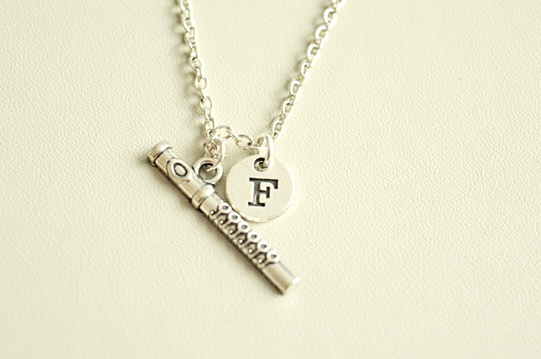 Flute Necklace, Flute Gifts, Flute Jewelry, Flute Player Gift, Woodwind ...