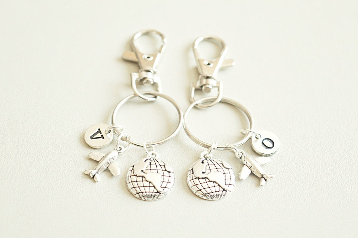 Long Distance Keychain Long Distance Relationship Keychain | Etsy