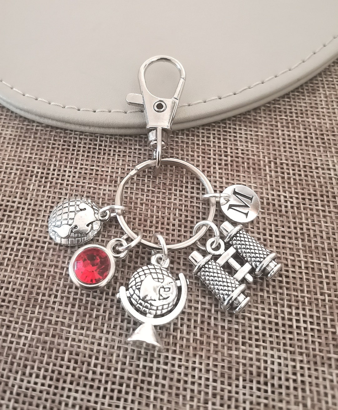 Geography Gift, Geography Keychain, Geography Keyring, Geography ...