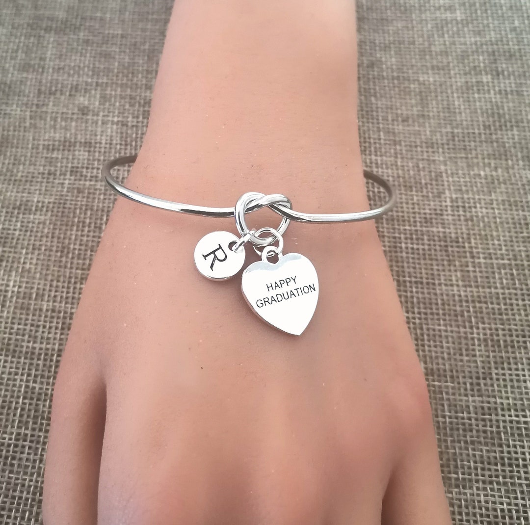 Graduation Bangle, Graduation Bracelet, Graduation Gift for Her ...