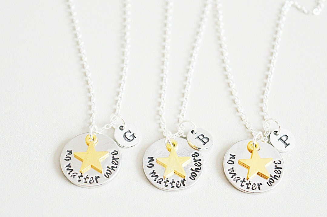 3 Best Friend Necklaces, 3 Friends Gifts, 3 Friends, Three Friends ...