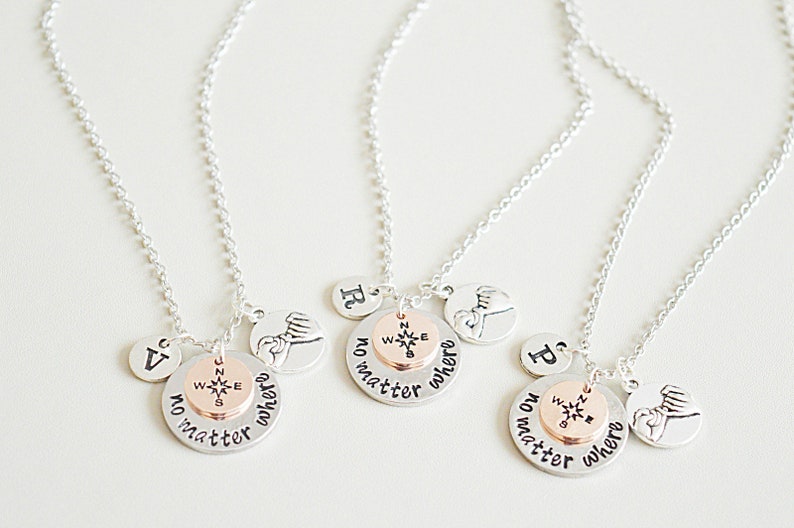 3 Best Friends, Three Best Friends, 3 Piece Best Friend Necklace, Set ...