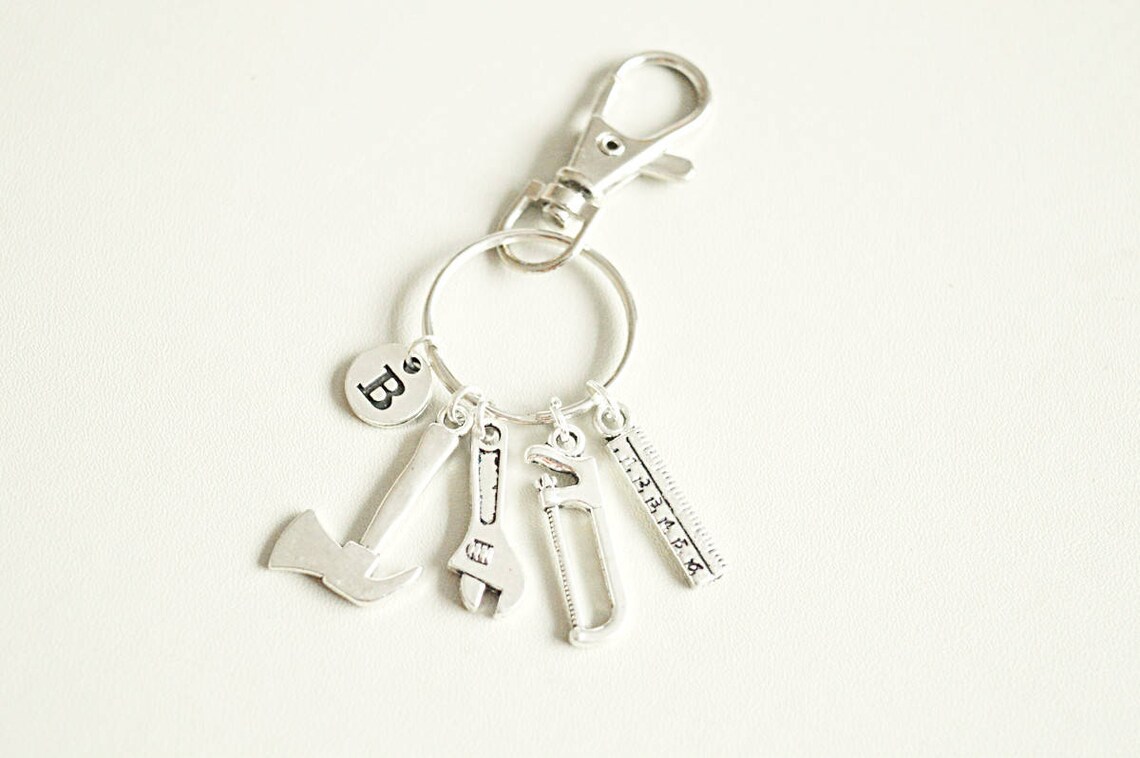 Handyman Gift, Builder Gift, Handyman Keyring, Wrench Key Chain ...