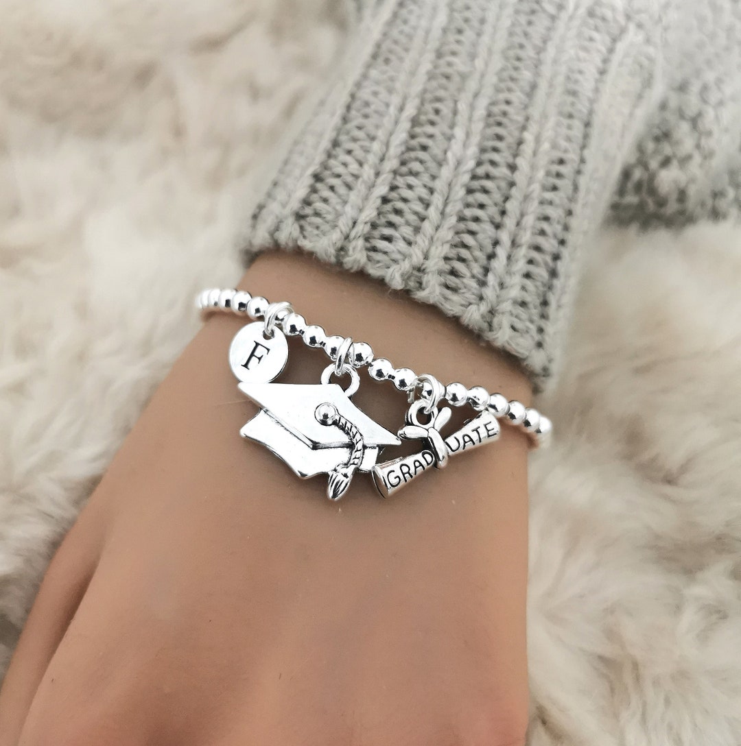 Graduation Hat Bracelet, Graduation Cap Bracelet, Graduation Hat ...