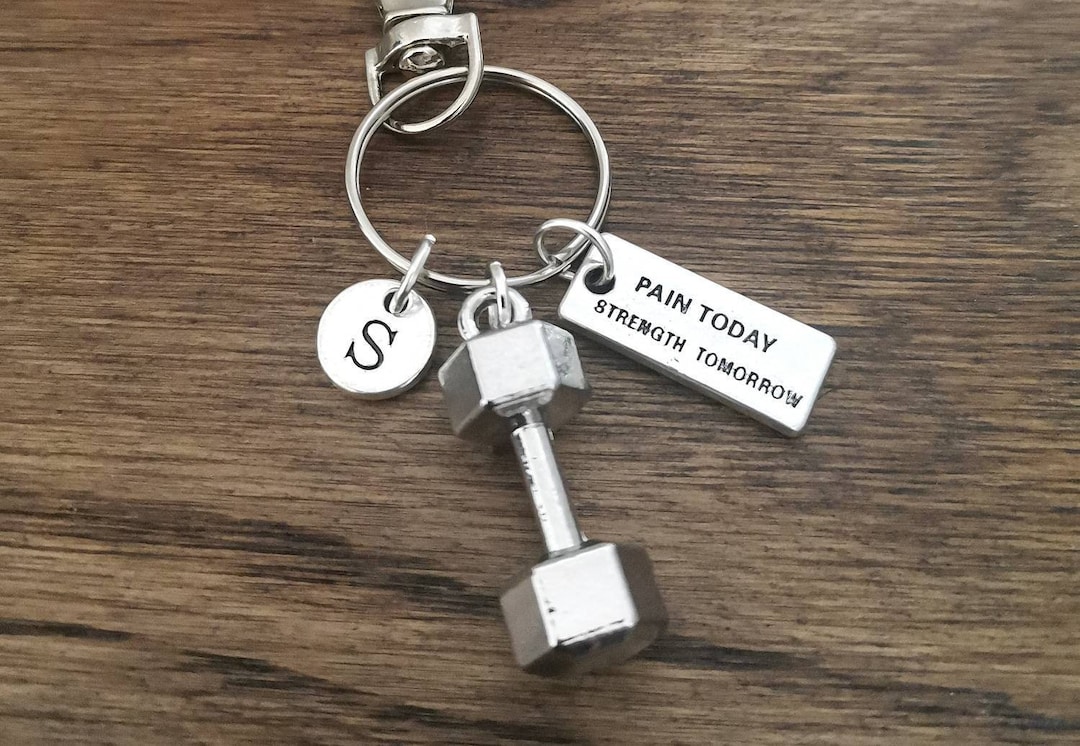 Gym Gift, Gym Key Chain, Boyfriend Gift, Gift for Him, Message Quote ...