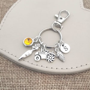 Agriculture Gift, Agriculture Keyring, Agriculture Keychain, Farmer ...