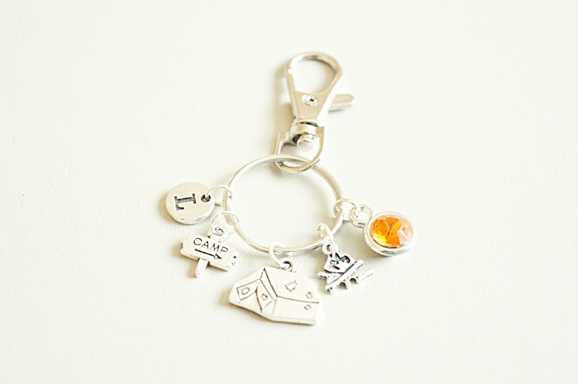 Camping Gift Scout Gift Camping Keychain Scout Keyring - Etsy UK