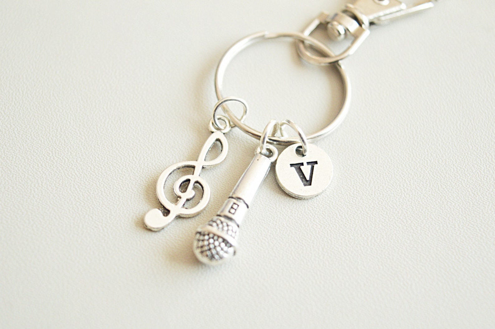 Gift for Singer, Singer Gift, Singer Keyring, Singer Keychain, Mens ...