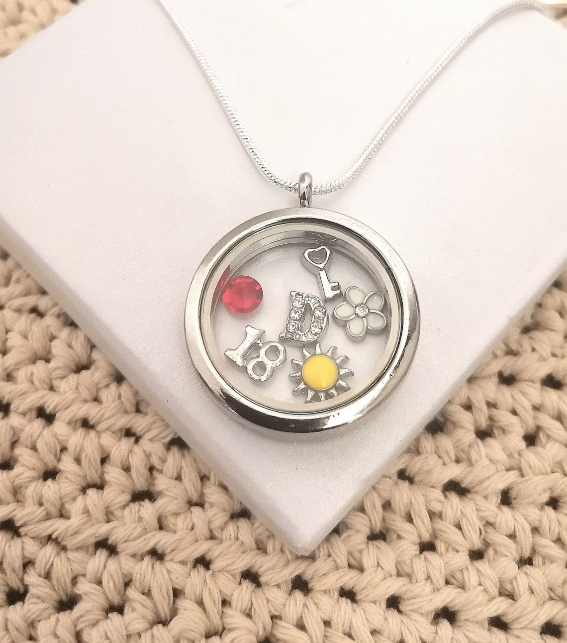 18th Birthday Locket, 18th Birthday Necklace, 18th Birthday Gift, 18 ...