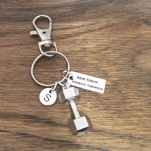 Gym Gift, Gym Key Chain, Boyfriend Gift, Gift for Him, Message Quote ...
