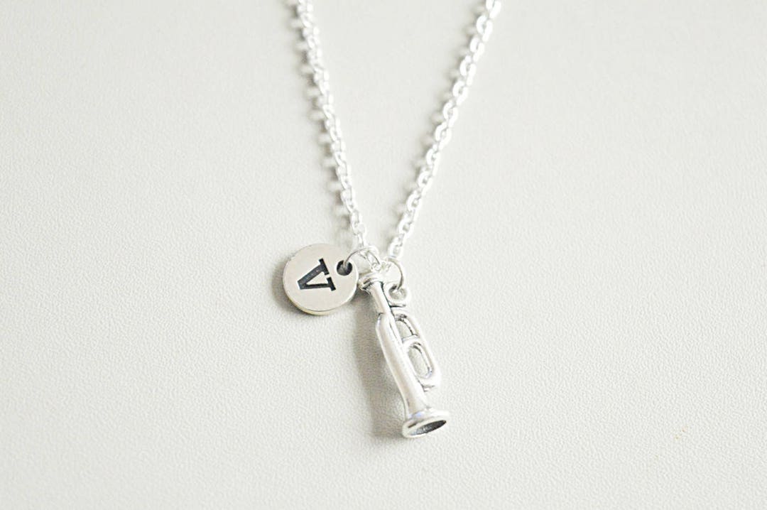 Trumpet Necklace, Trumpet Gift, Trumpet Jewelry, Trumpet Player Gift ...
